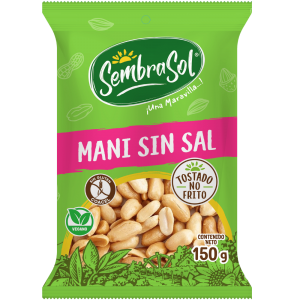 MANI TOSTADO SIN SAL 150g